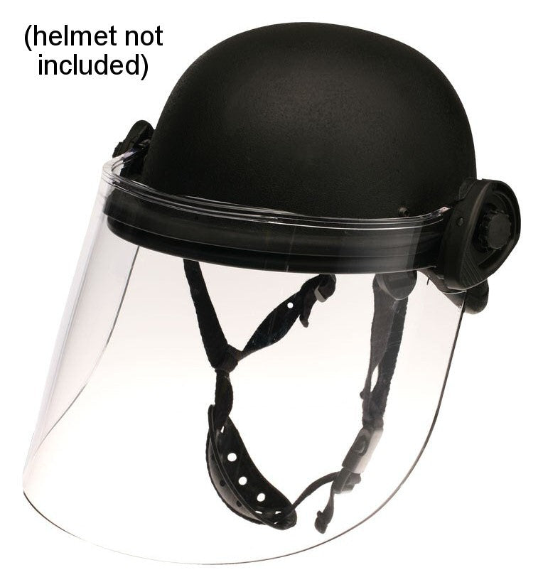 Paulson DK5 Clear Riot Faceshield, .250AF, 8in | Vantage Armor